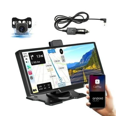 10 Inch 4K Dash Cam Car DVR Wireless Carplay & Android Auto GPS ...