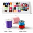 60Pcs Polyester Sewing Thread Set, All-Purpose Spools for Hand/Machine ...