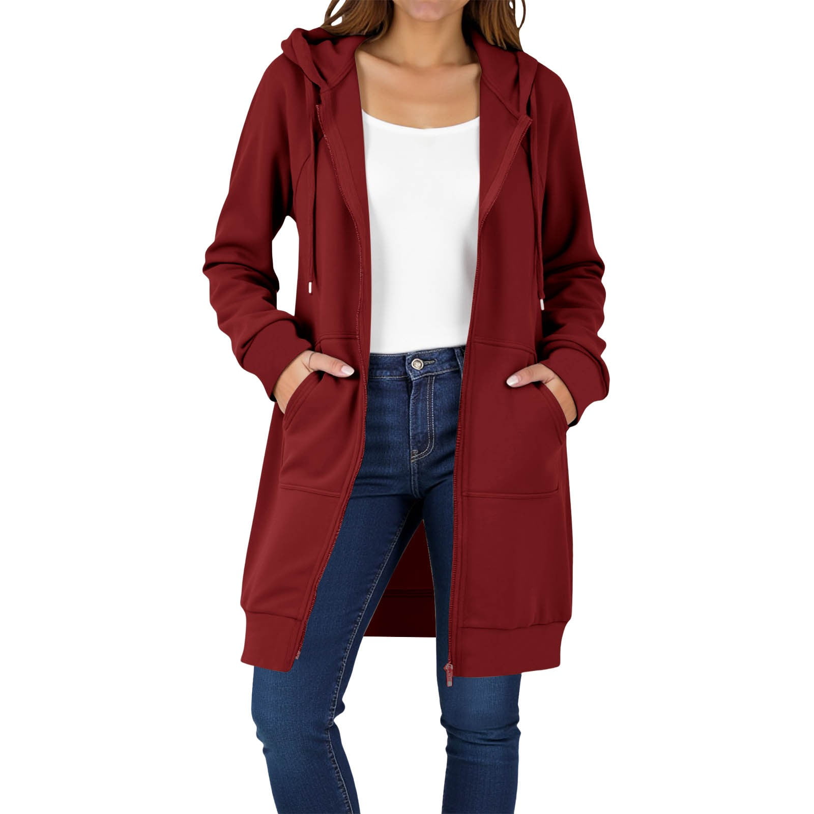 Click here for Aohooy Long Hoodies For Women Long Sleeve Full Zip... prices