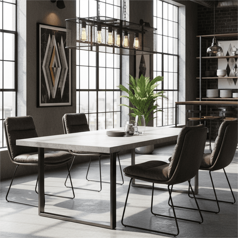 Click here for Homy Casa Set Of 4 Faux Leather Dining Chairs With... prices