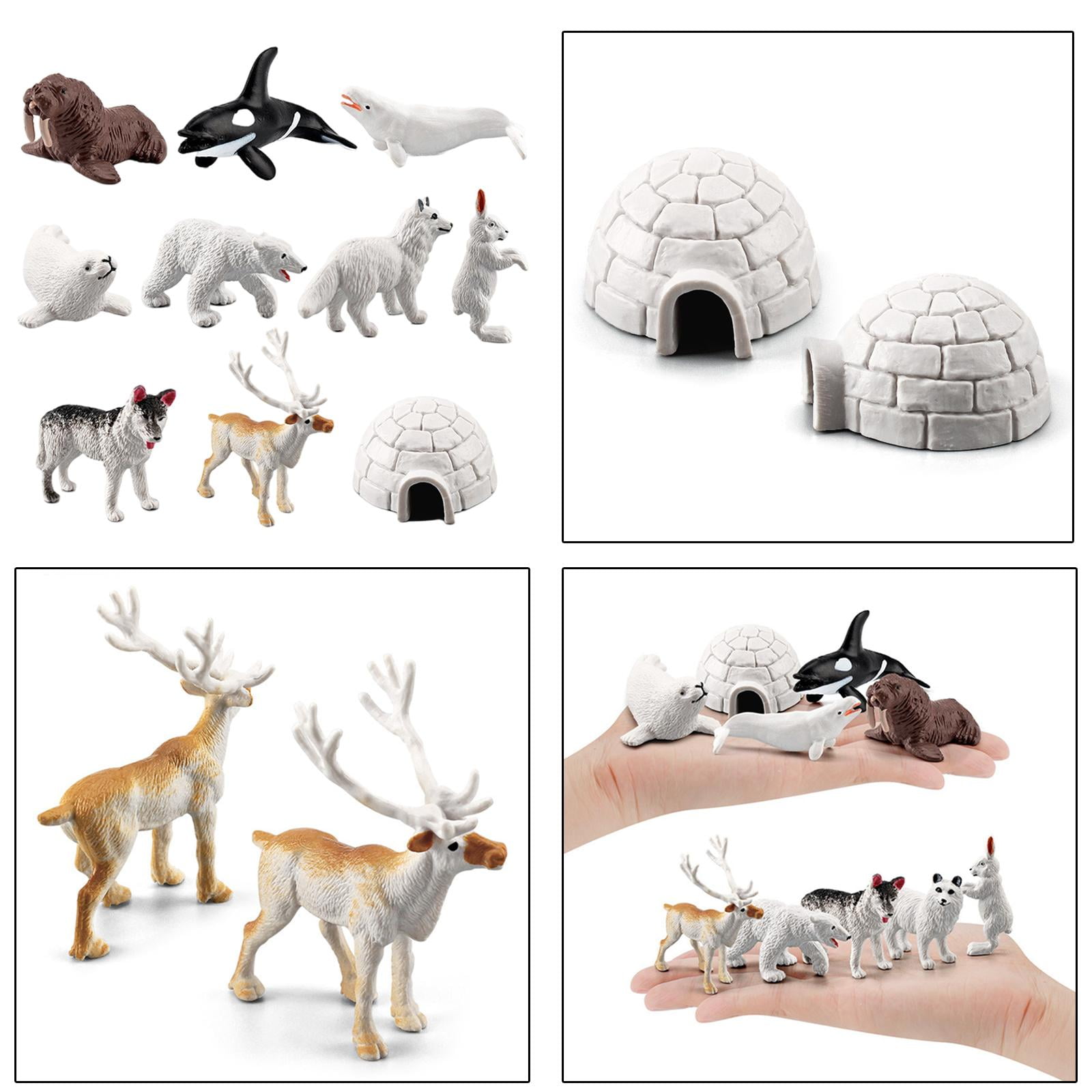 20 Pieces Miniture A Models Resin Model Set Lifelike Figurines Birthday ...