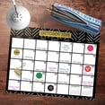 2019 Black White and Gold July 2018 - June 2019 Academic Year 12"x9 ...