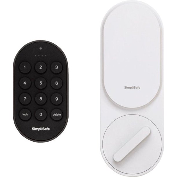 SimpliSafe - Smart Lock + PIN Pad - White - Walmart.ca