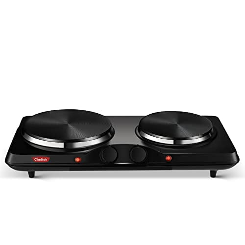 Cheftek Ct1010 Portable 2 Burner Electric Cooktop Hot Plates 6 - Walmart.ca