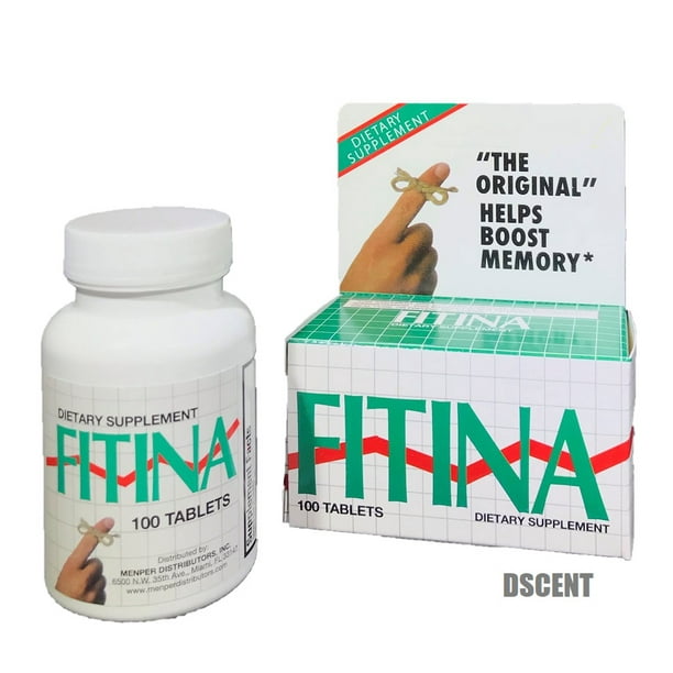Fitina "The Original Helps Boost Memory" Daily Dietary Supplement 100 ...