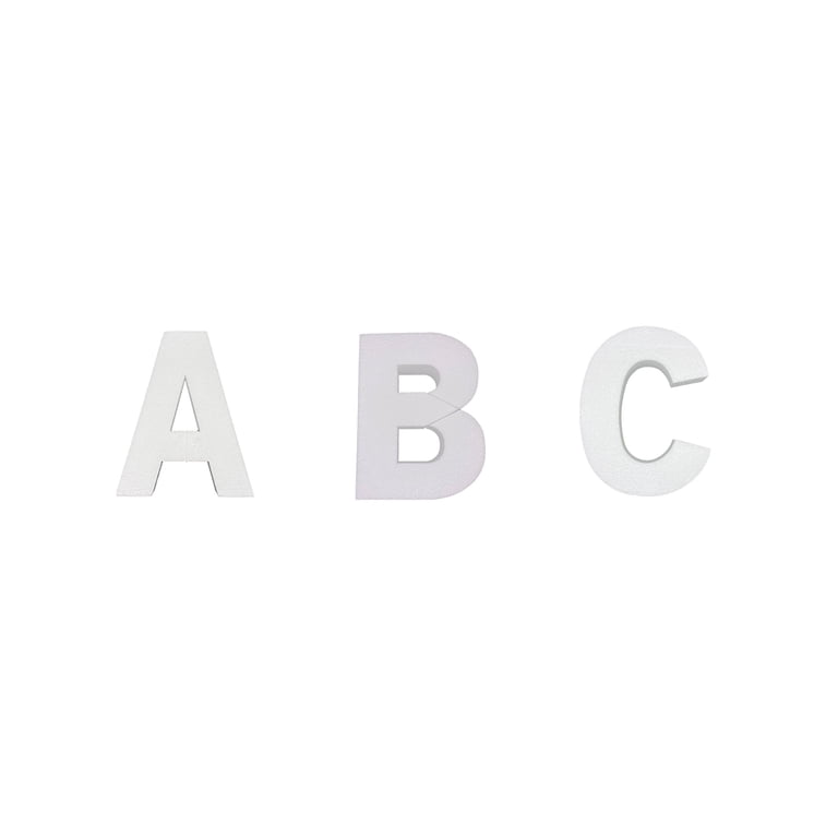 Inch Foam Letters