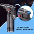 4PCS Butane Torch Lighter Portable Windproof Jet Flame Lighter for ...