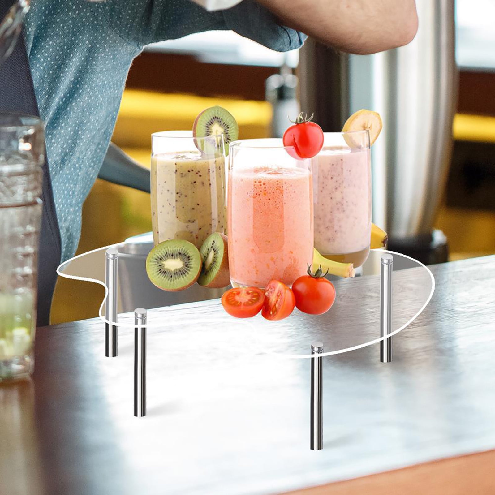 Transparent Acrylic Cupcake Shelf Multi Layer Display Shelf Wedding ...