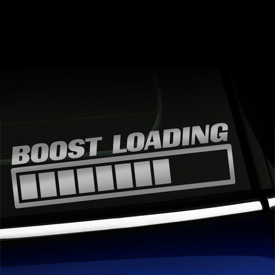 Boost Loading - Vinyl Decal - Choose Color - [SILVER] - Walmart.com