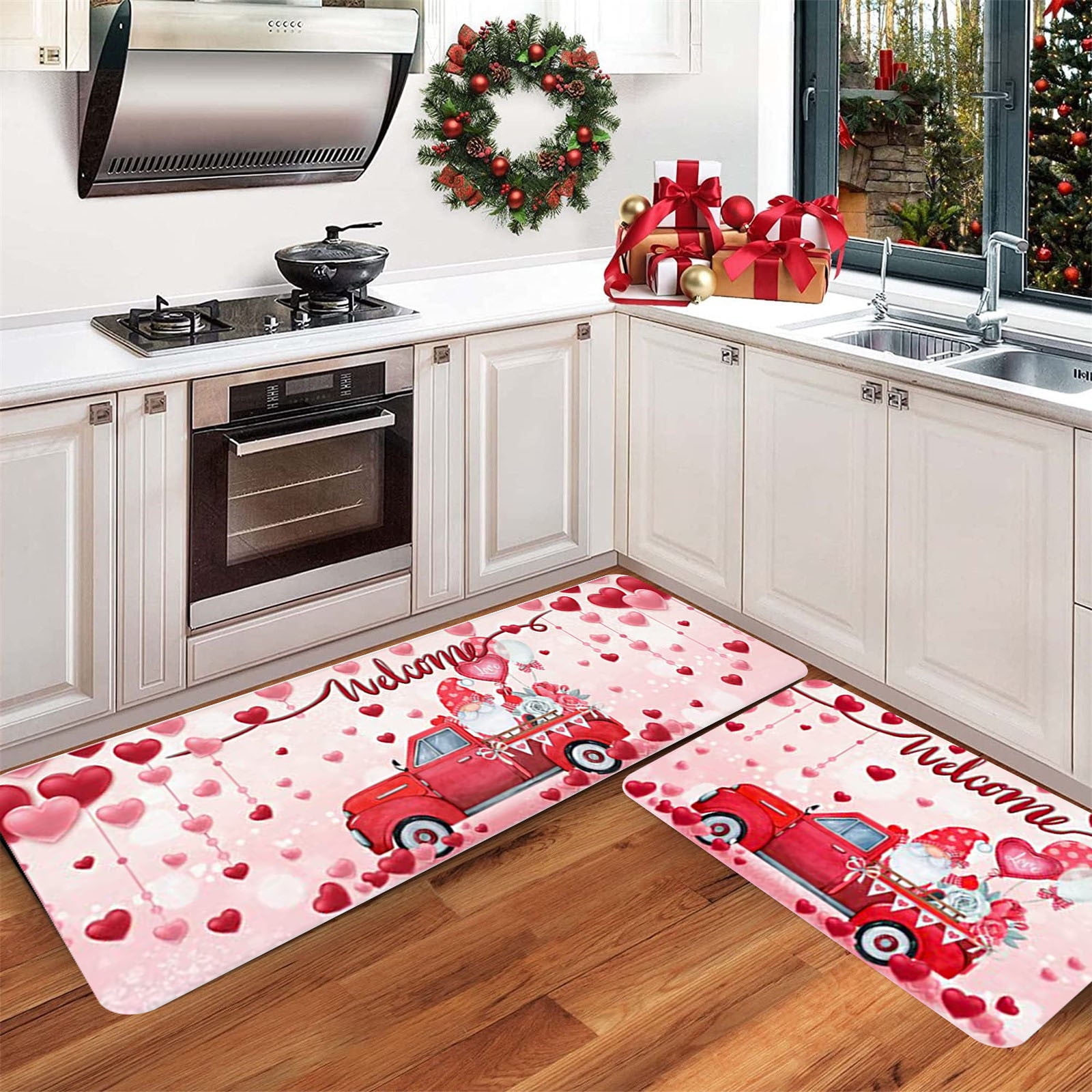 Click here for Riforla Valentines Day Kitchen Carpet (2 Pieces) S... prices