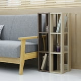 IRIS USA Slim 3-Shelf Open Wood Book Storage Office Shelving Unit ...