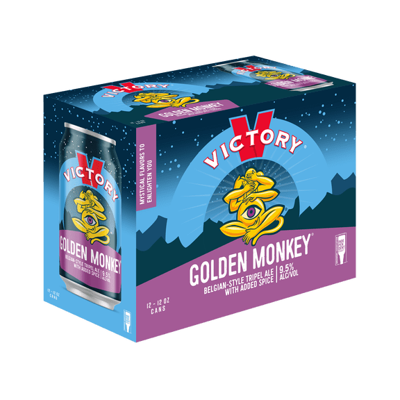Victory Golden Monkey, 12 fl oz, 12 Pack Cans, 9.5% ABV - Walmart.com