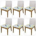 Cauagu Japanese Carps for Dining Chair Seat Covers,Slipcovers Kitchen ...