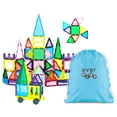 EverPlay Magnetic Building Blocks for Kids, 61 PC Tile Set, STEAM Learning Toy - Walmart.com