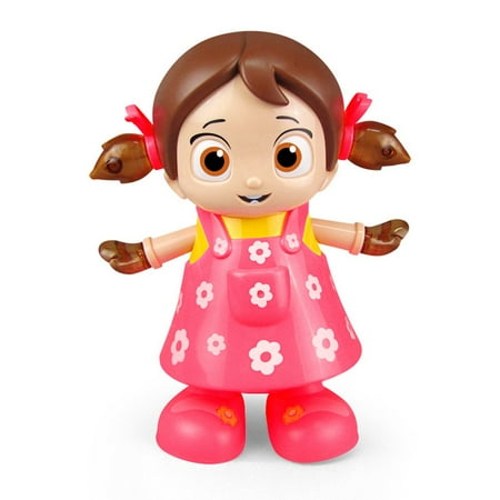 NEWLY Electric Luminous Music Dancing Little Girl Toy Musical Doll With ...