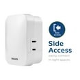 Philips Wireless on/off Switch with Remote, 1 Outlet, White - SPC1246AT ...