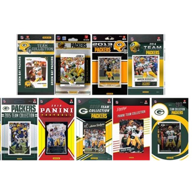 C & I Collectables NFL Green Bay Packers 9 Different Licensed Trading ...
