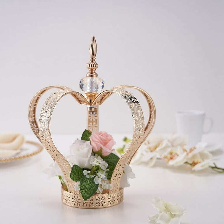 Metal Crown Centerpieces For Tables