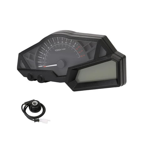 Multifunctional Digital Motorcycle Speedometer with LCD Screen ...