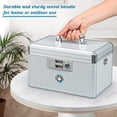 Large Medication Lock Box, Locking Medicine Safe with Key, Ideal for ...