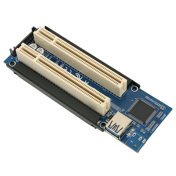 PCIE A PCI Dual, PCIE Express X1 A Tarjeta Vertical PCI Dual LED Azul ...