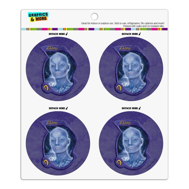 Farscape Pa'u Zotoh Zhaan Delvian Refrigerator Fridge Locker Vinyl ...