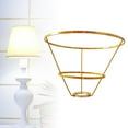 Iron Lamp Shade Frame , Desk Light Stand Holder DIY Practical Support ...