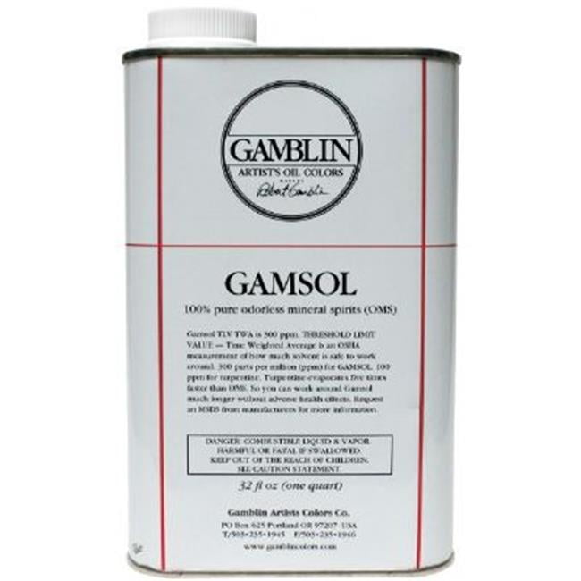 Gamblin Gamsol Odorless Mineral Spirits 33.8 Oz Bottle - Walmart.com
