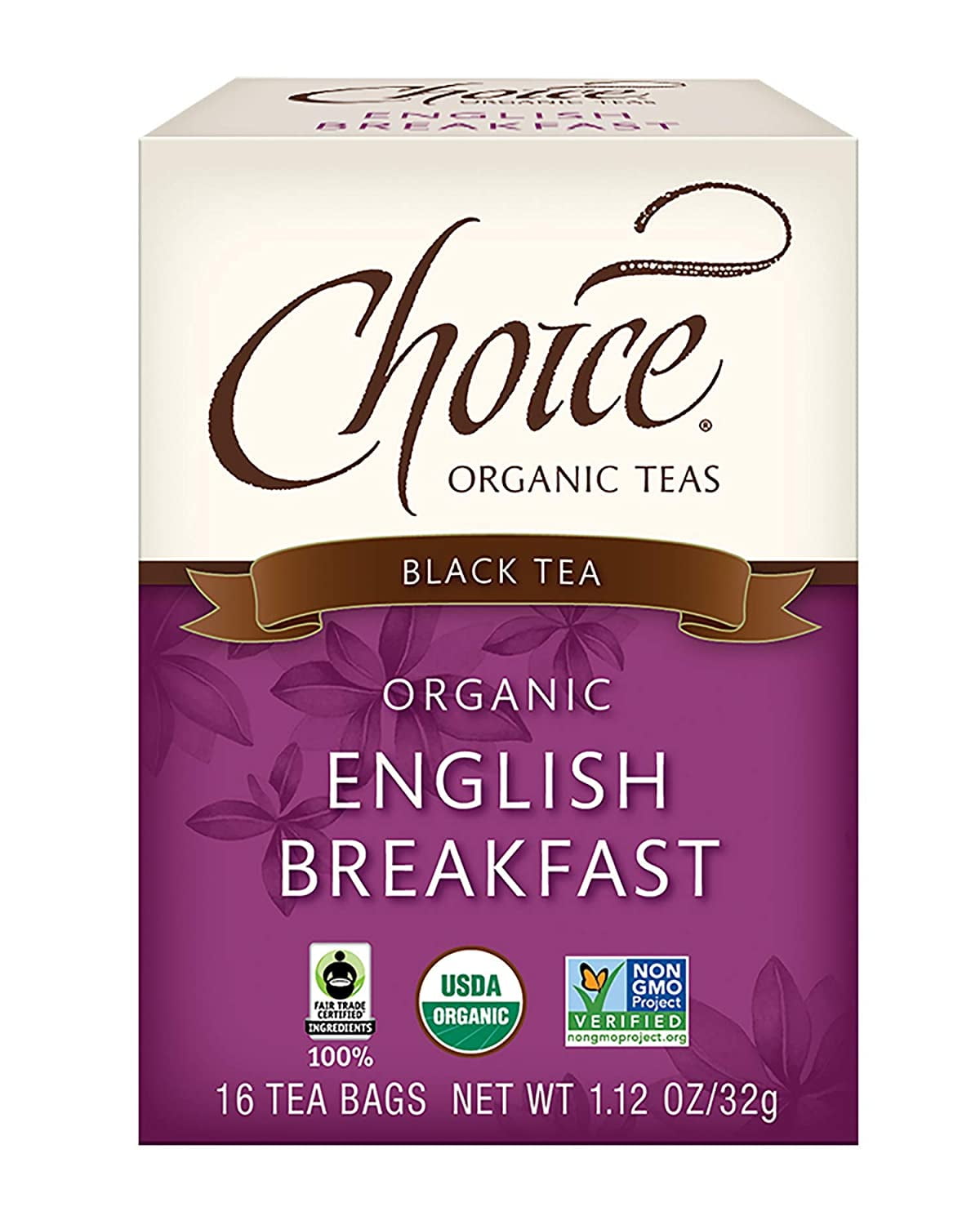 Choice Organic Teas - English Breakfast Tea - Organic Black Tea - 6 ...