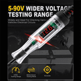 Test Light Automotive 5-90V Digital LED Circuit Tester with Voltage ...
