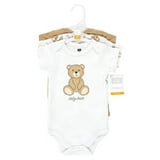 Hudson Baby Cotton Bodysuits, Teddy Bears 3-Pack, 18-24 Months ...