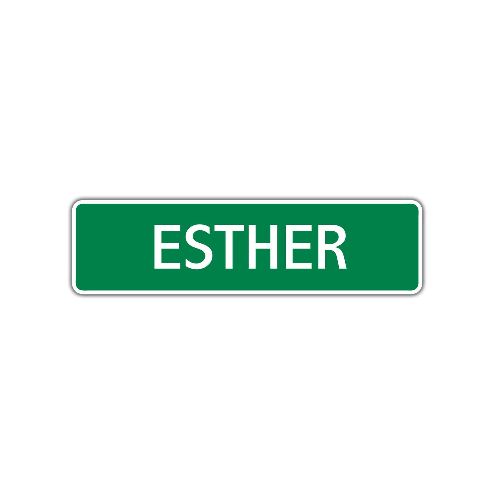 Esther Girls Children Name Letter Printed Novelty Plaque Decoration ...