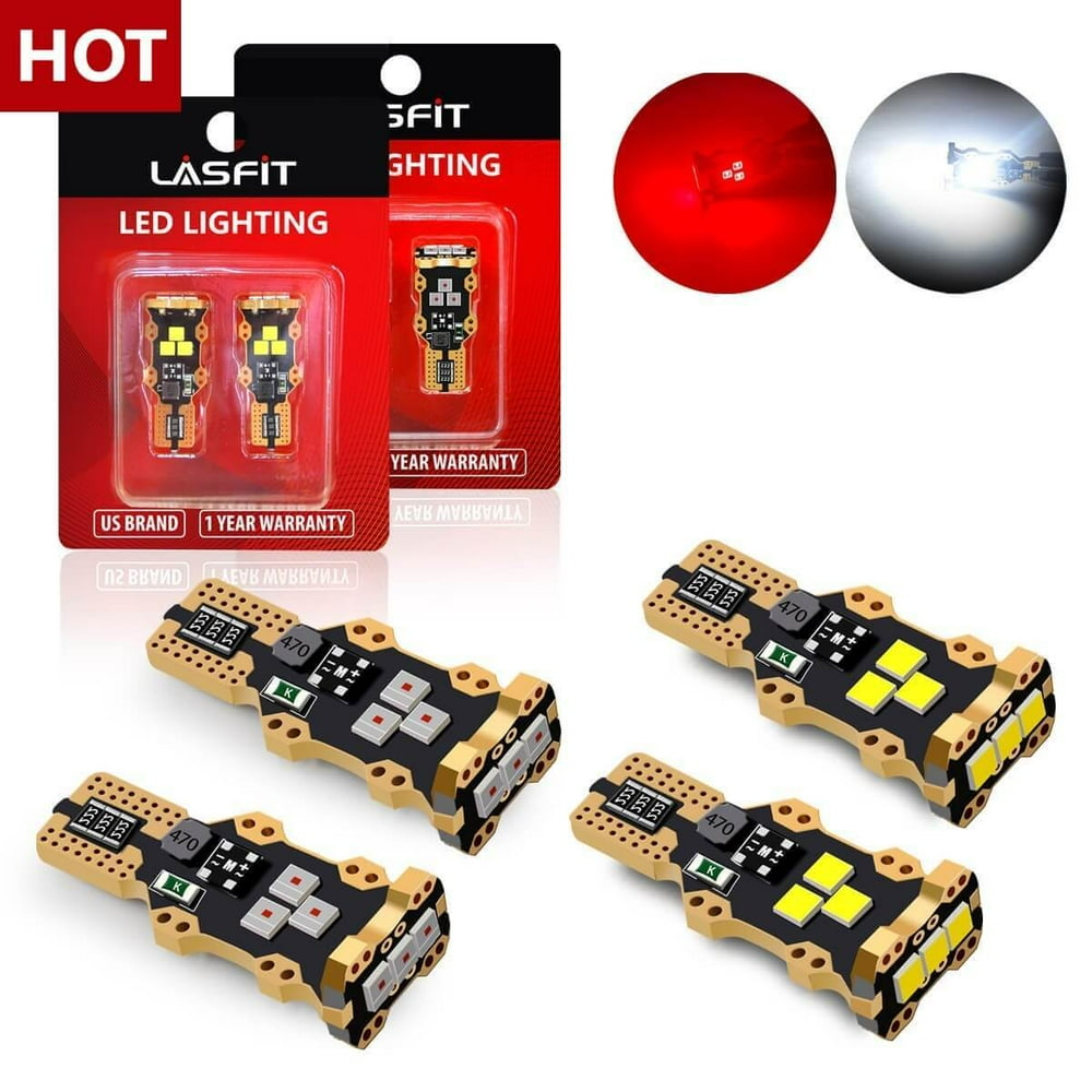 LASFIT 912 921 T15 W16W LED Cargo Light and Center High Mount Stop ...