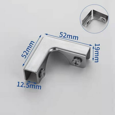 4PCS Cold Rolled Steel Glass Clamp, Tile Fixing Clamp, Reinforcement ...