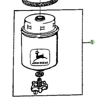 John Deere Original Equipment Fuel Filter - MIU801267 - Walmart.com