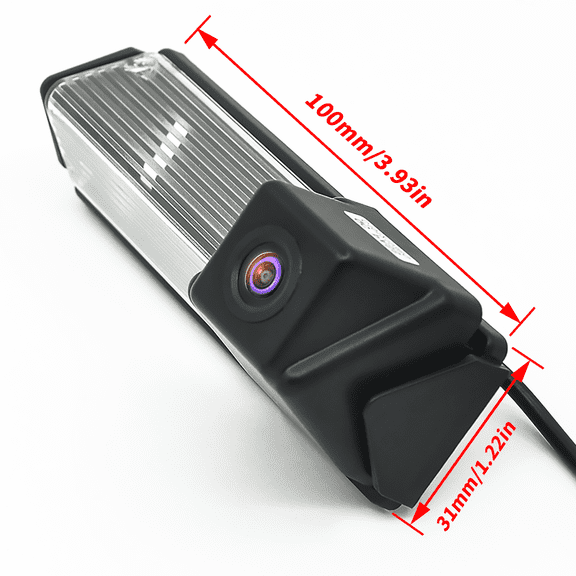 FungLam 170° Car Rear View Backup Camera, Auto Installation, 12 LED ...