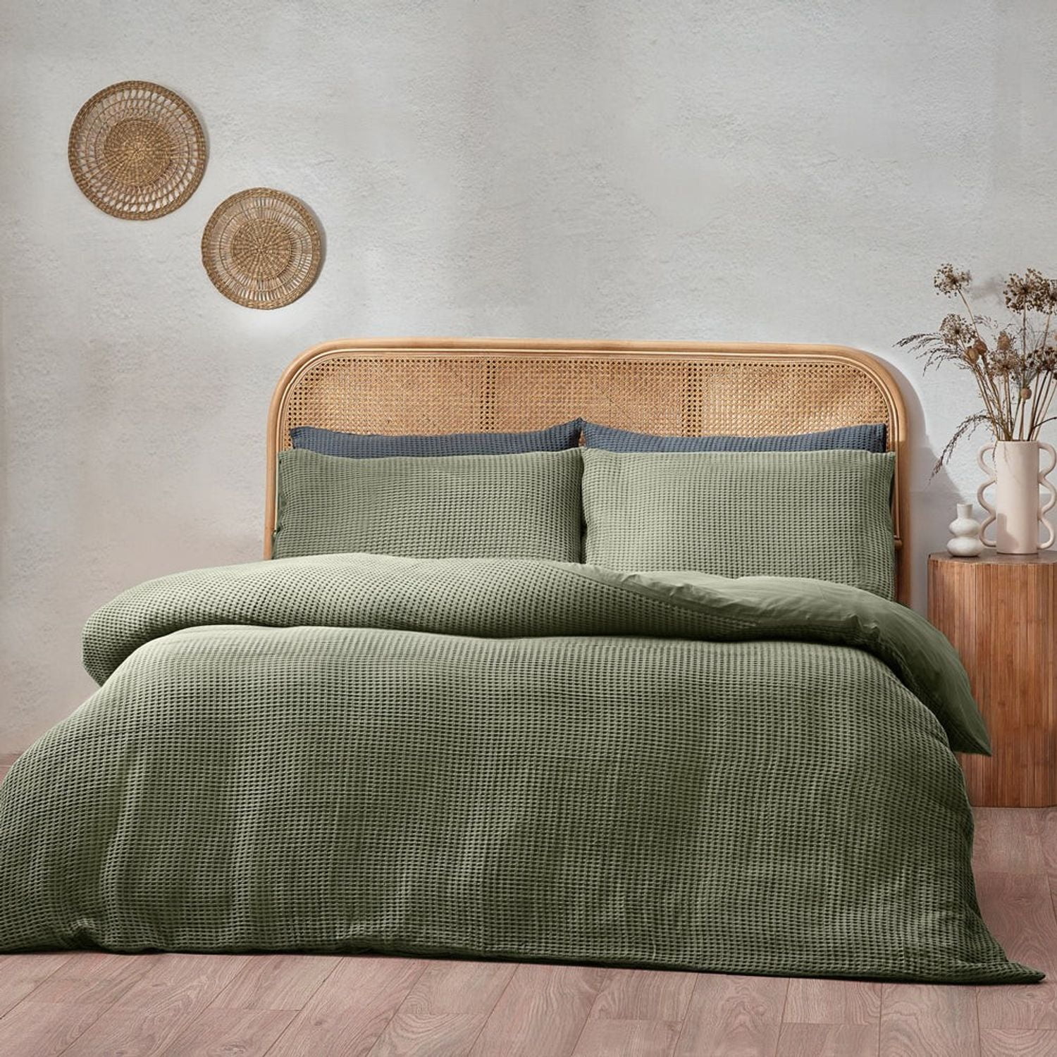 Click here for Yard Chunky Cotton Waffle Duvet Cover Set prices