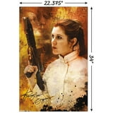 Star Wars: Saga - Princess Leia - Signature Wall Poster with Push Pins ...