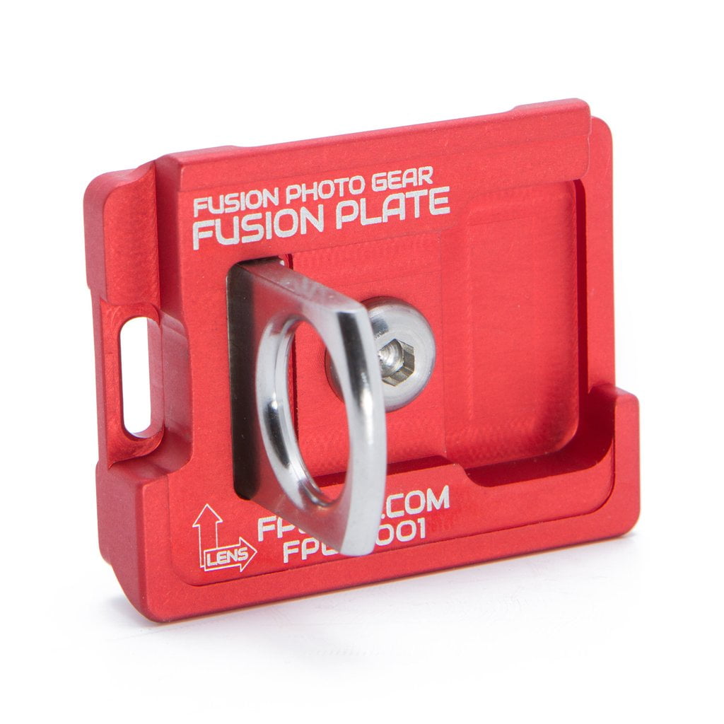 Manfrotto RC2/200pl Compatible Fusion Plate - Red - Walmart.com
