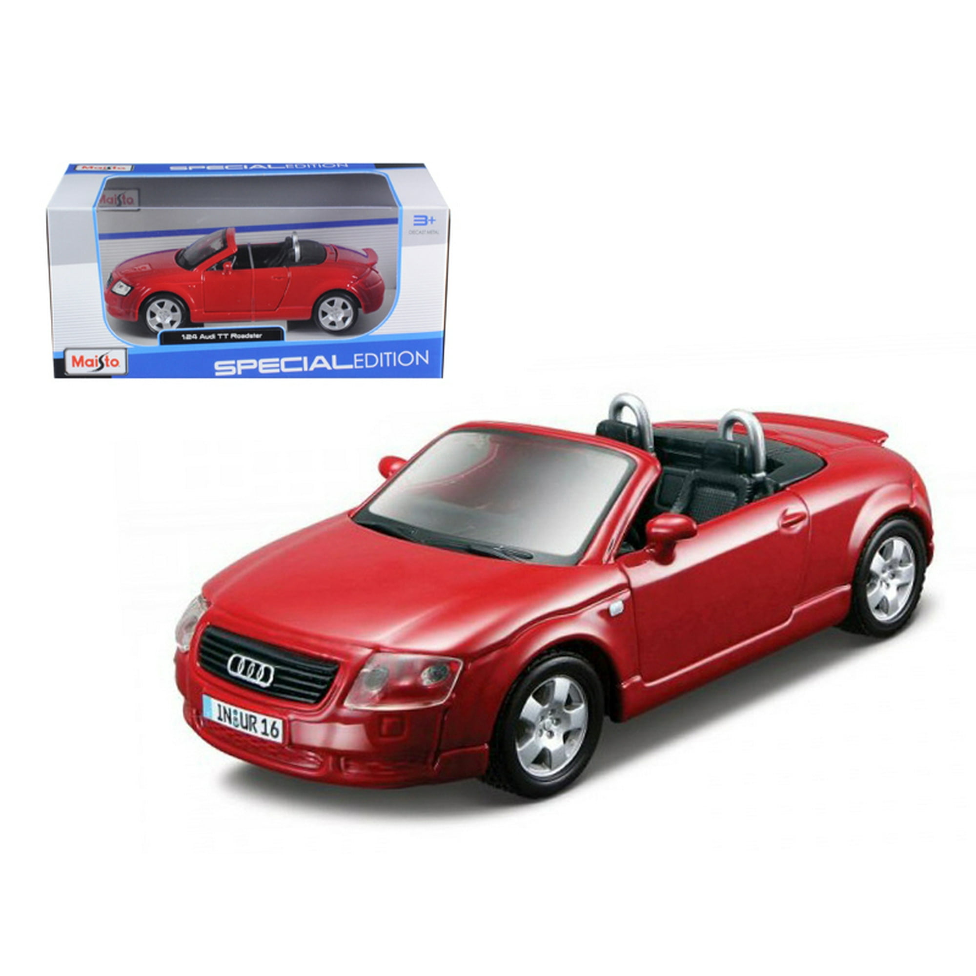 Maisto Audi TT Roadster Red 1 24 Diecast Car Model Walmart