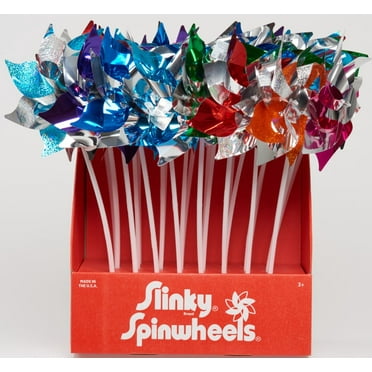 Retro Slinky the Original Walking Spring Toy, Silver Metal Slinky, Ages ...