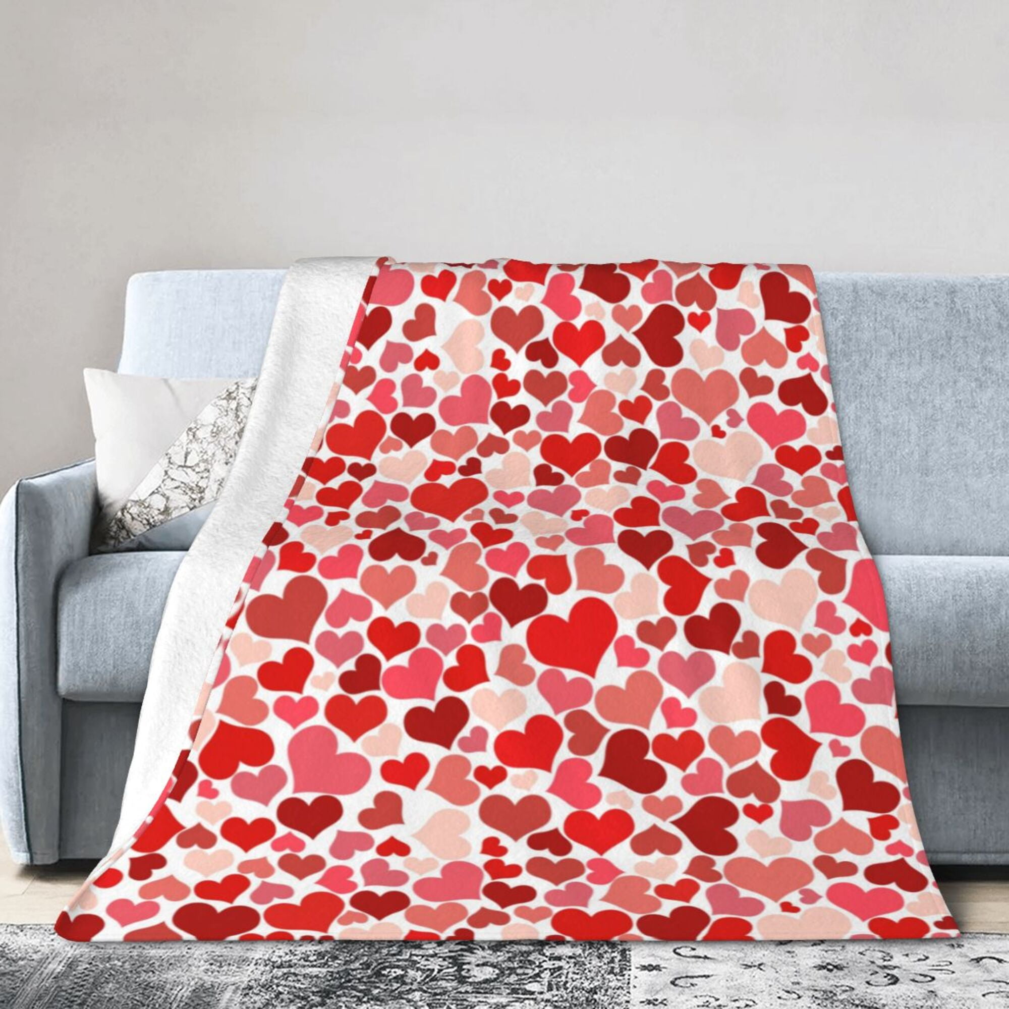 DouZhe Ultra-Soft Micro Fleece Lightweight Flannel Bed Blanket, Cute ...