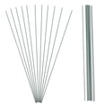 BESTYASH 11-Piece Green Plastic Flower Stem Rod Kit with Wire for ...