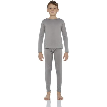 Thermal Underwear for Boys Kids Thermals Base Layer Long John Set ...