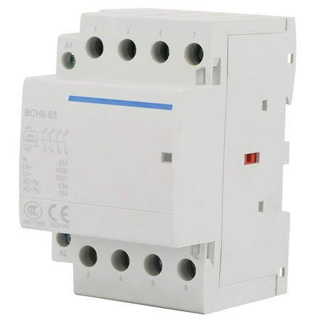4P Contactor 2NO 2NC Contactor 63A 24V/230V Contactor 50/60Hz Household ...