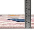 Rugs.com Aruba Outdoor Collection Rug – 6' x 9' Pink Low-Pile Rug ...