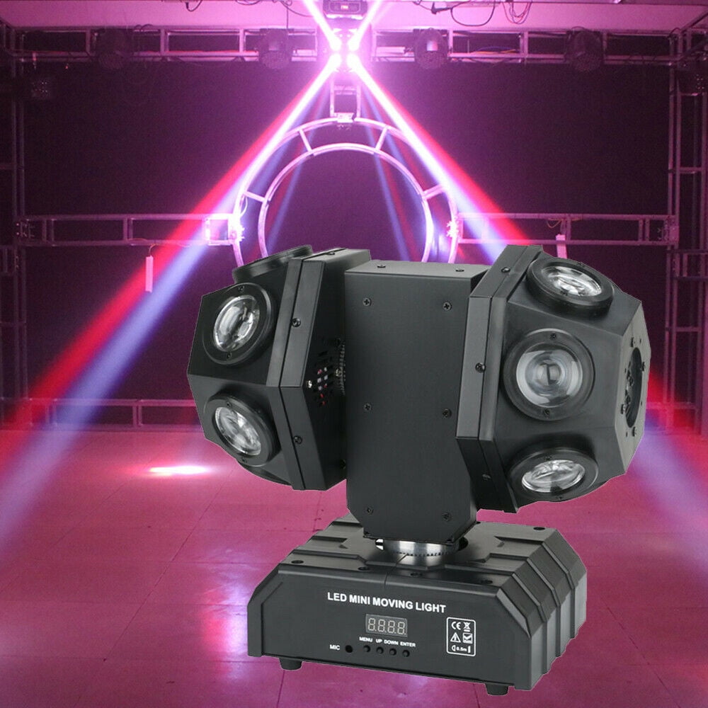 Mkyiongou 12-eye Led Laser Light Dmx Scan Projector Remote Rotating ...