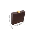 BESTYASH Wood Paint Palette Box with 24 Wells and Secure Lid for ...