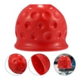 Unique Bargains Trailer Hitch Ball Cover Waterproof Dustproof Red for ...