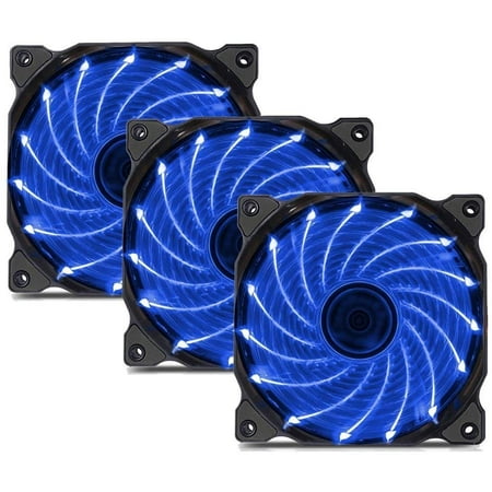 upHere Blue PC Fan for Computer Cases, CPU Coolers, and Radiators ...